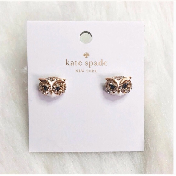 kate spade | Jewelry | Kate Spade Gold Owl Face Jewelry | Poshmark